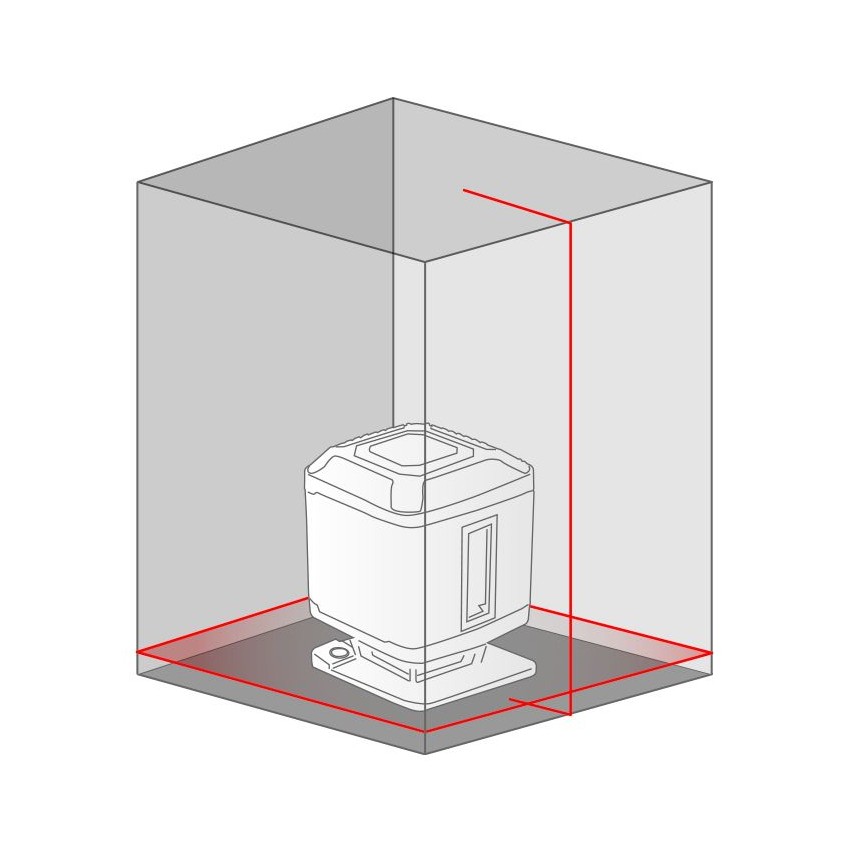 LASERBOX 3 ROJO METRICA - 61420